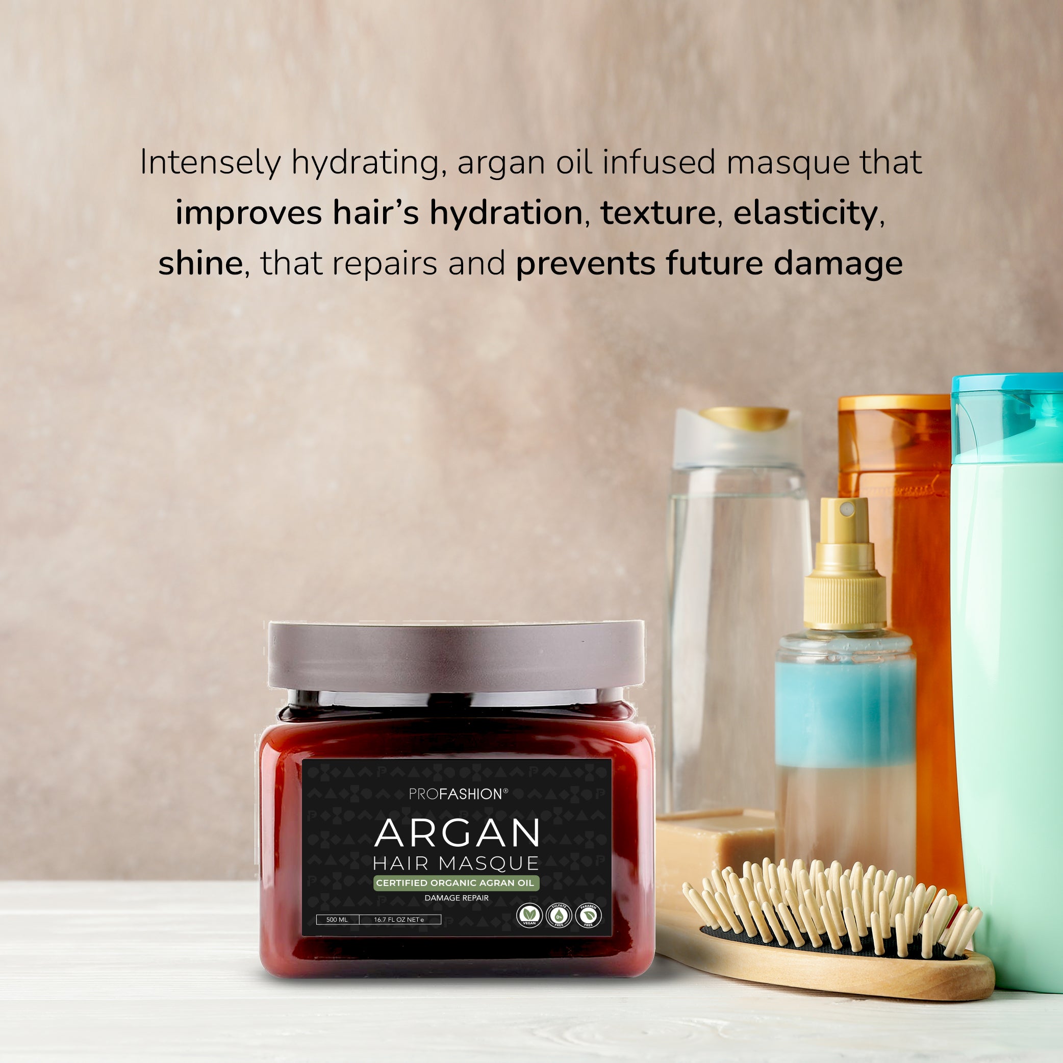 Buy Profashion Argan Oil - Keratin Intensive Mask for Dry Hair